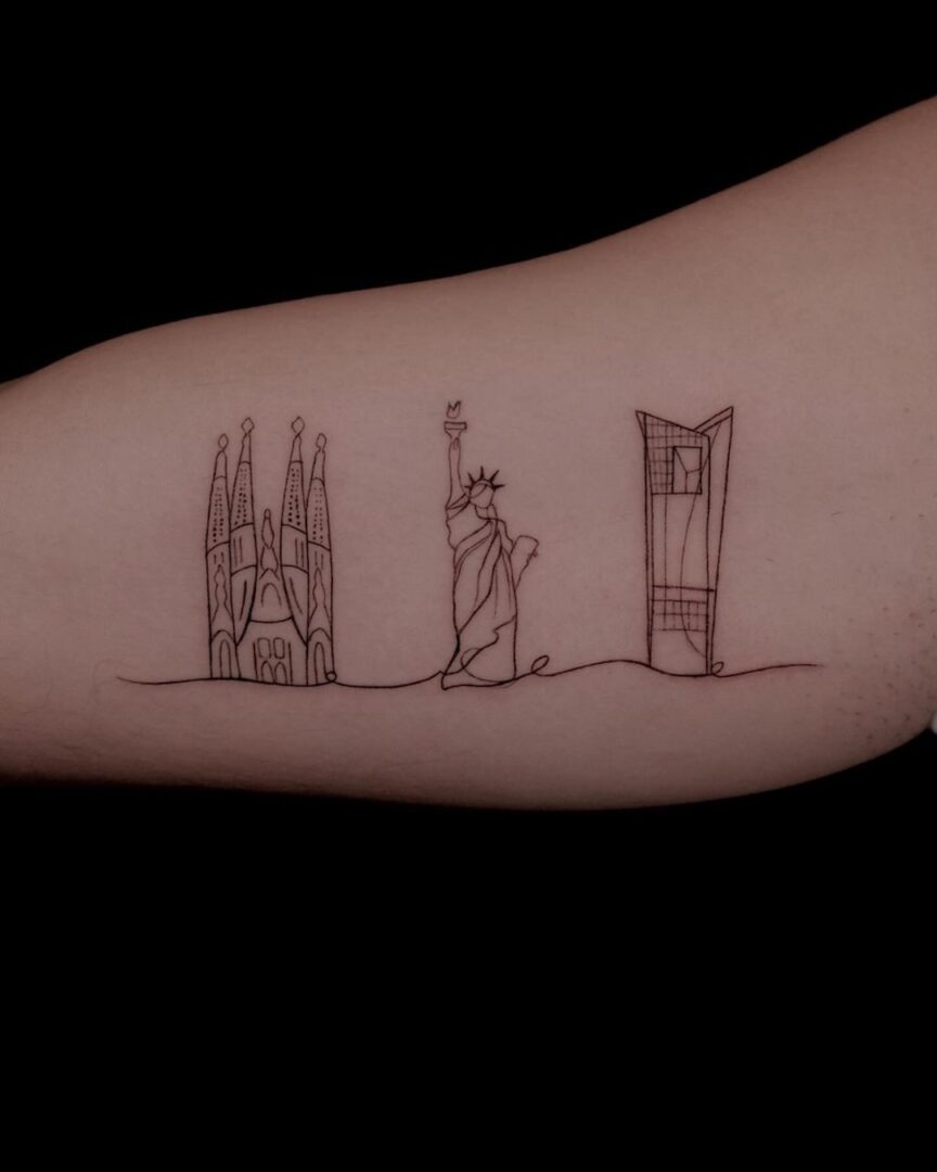 22 Elegant Fine Line Tattoos Perfect For Your Next Delicate Masterpiece ...