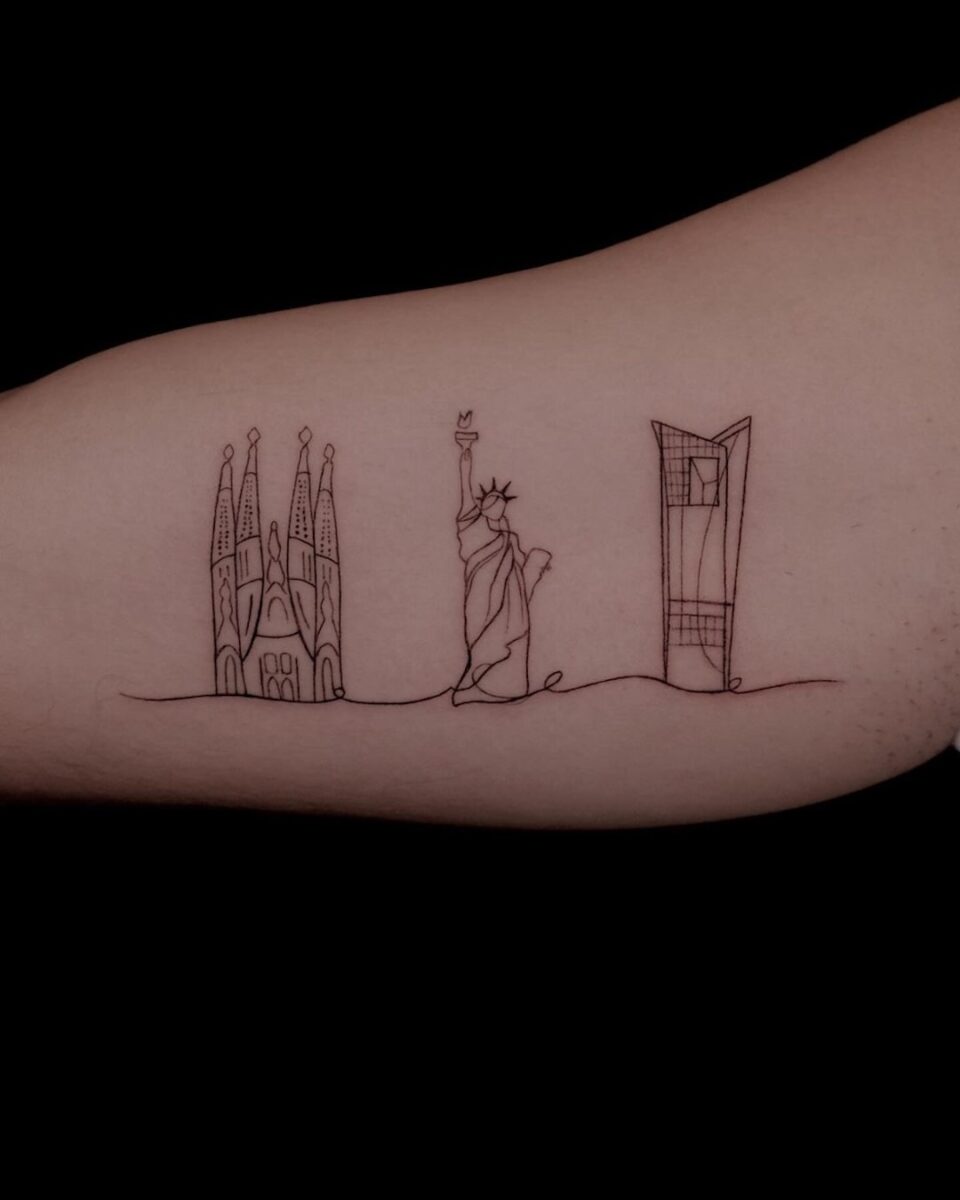 22 Elegant Fine Line Tattoos Perfect For Your Next Delicate Masterpiece ...