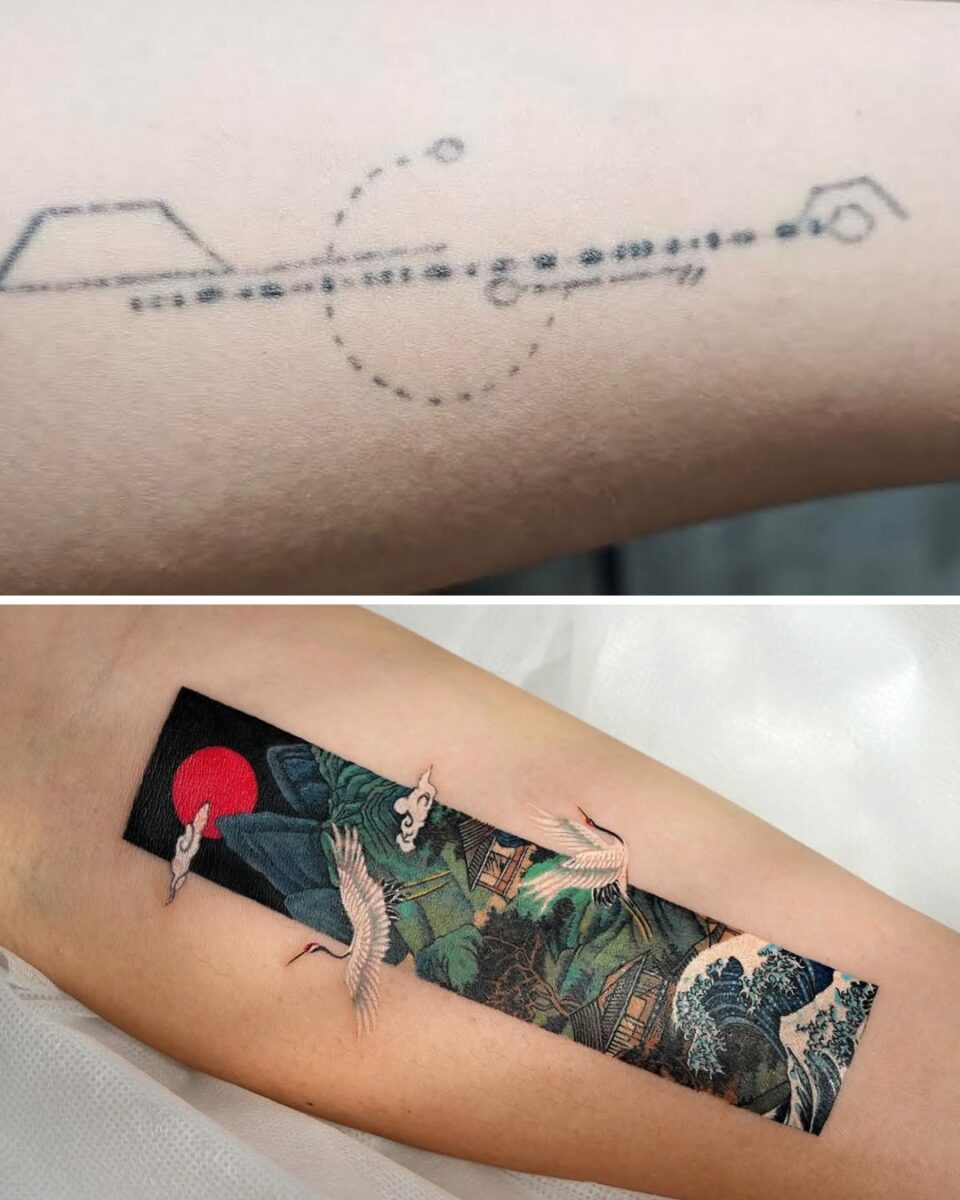 14 Cover Up Tattoos That Perfectly Hide What Needs To Be Forgotten