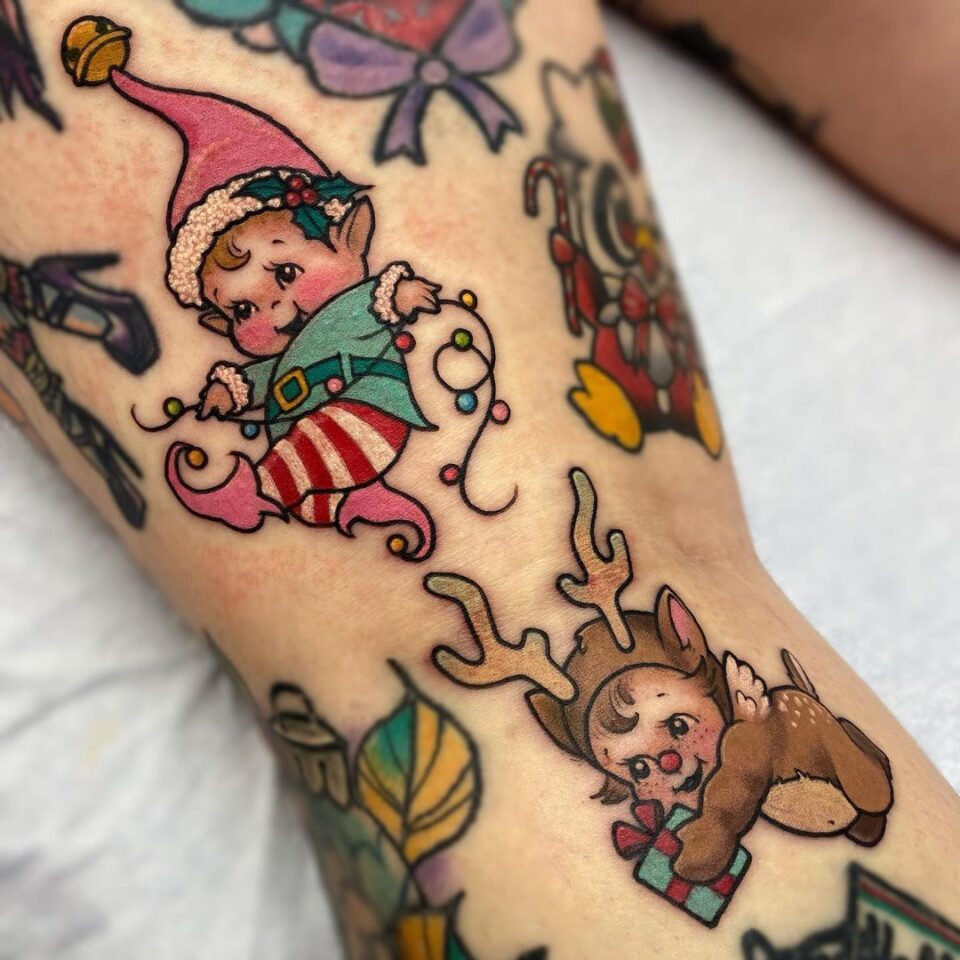 25 Christmas Tattoos That'll Awaken Your Holiday Spirit