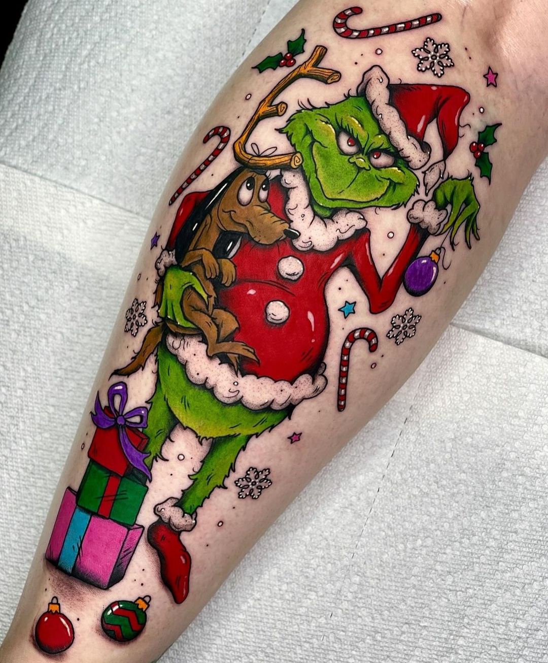 13 Grinch Tattoos So Good, They'll Make Your Heart Grow Three Sizes