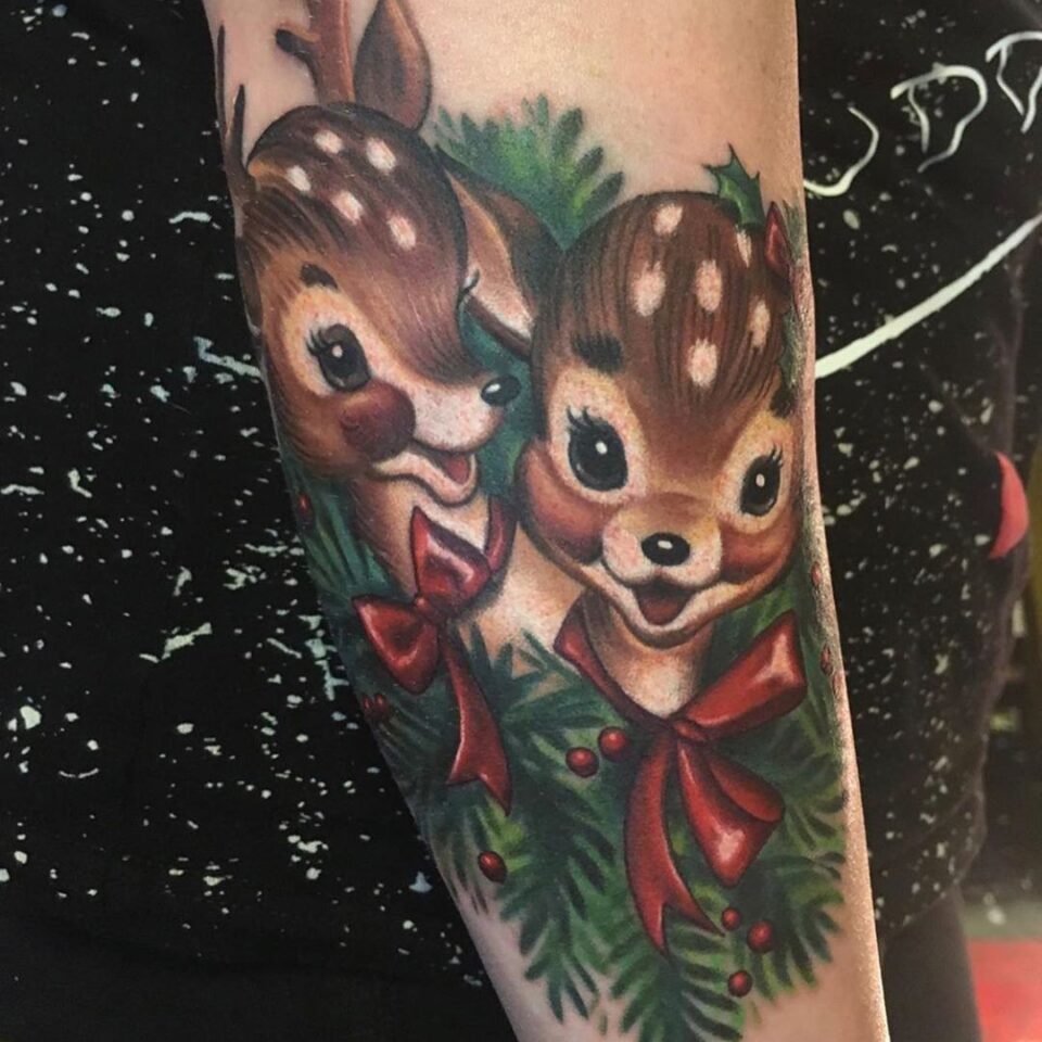 25 Christmas Tattoos That'll Awaken Your Holiday Spirit