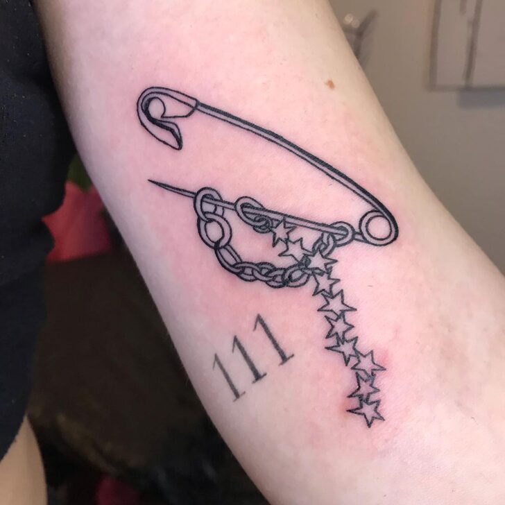 15 Bold And Edgy Safety Pin Tattoos For Rebellious Souls