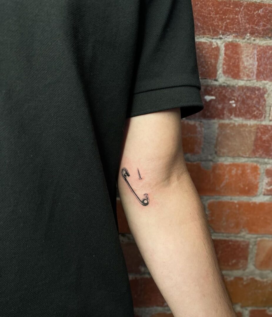 15 Bold And Edgy Safety Pin Tattoos For Rebellious Souls