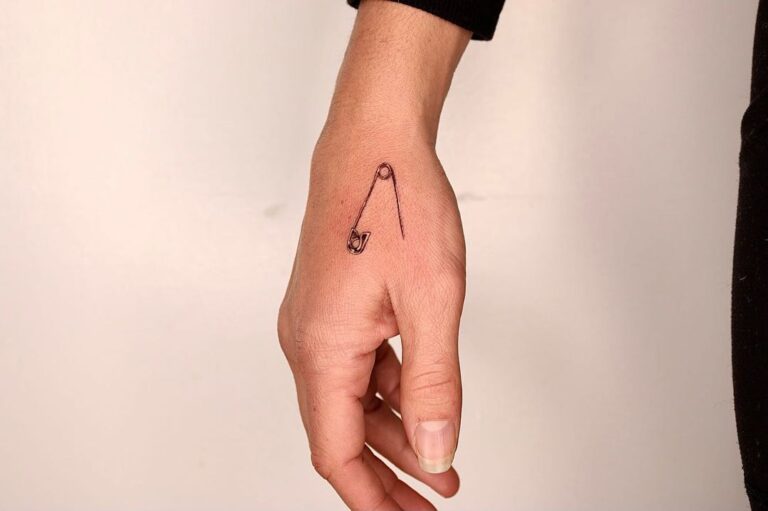 15 Bold And Edgy Safety Pin Tattoos For Rebellious Souls