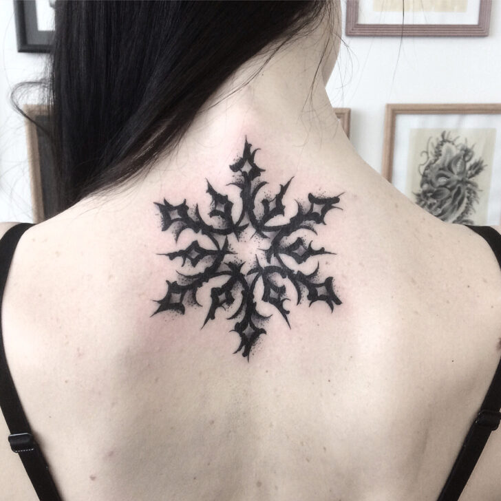 17 Cute And Chill Snowflake Tattoos To Rock This Winter