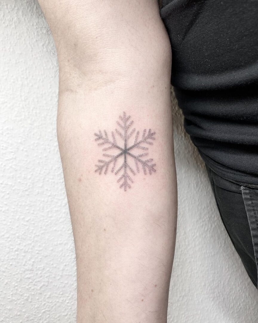 17 Cute And Chill Snowflake Tattoos To Rock This Winter