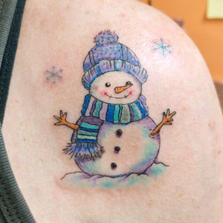 25 Christmas Tattoos That'll Awaken Your Holiday Spirit