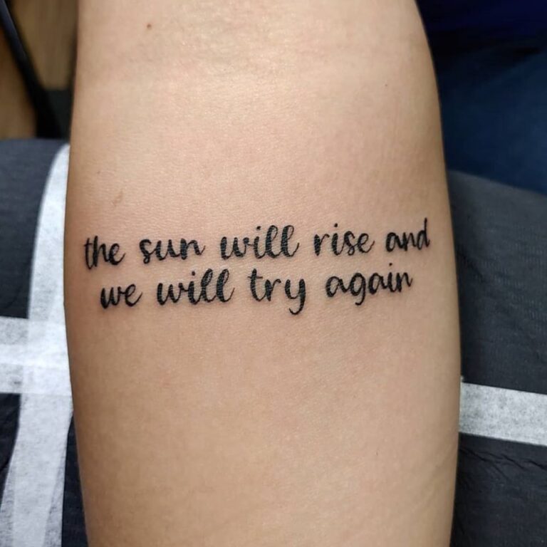 12 Inspirational Quote Tattoos That Will Inspire And Motivate You