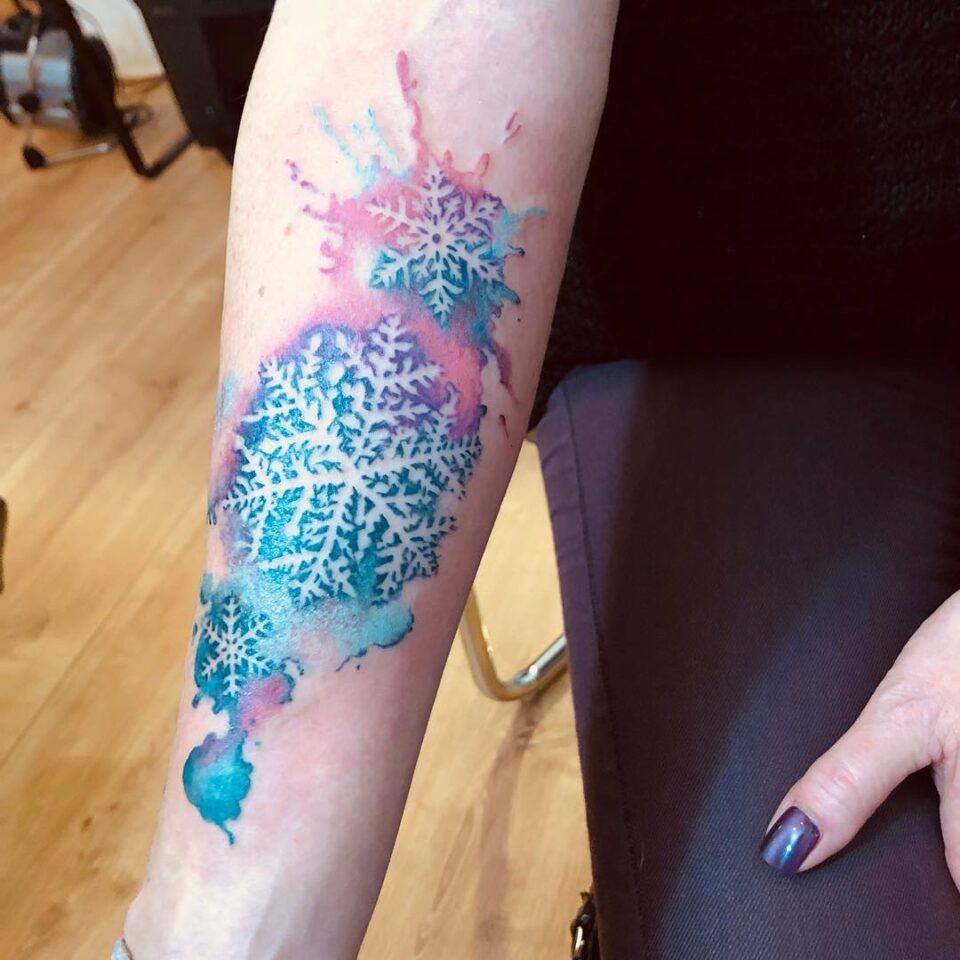 17 Cute And Chill Snowflake Tattoos To Rock This Winter