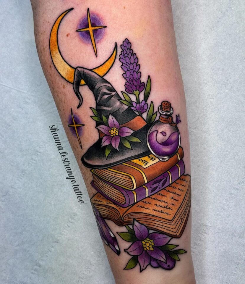 12 Witchy Flash Tattoos That Are Beyond Magical