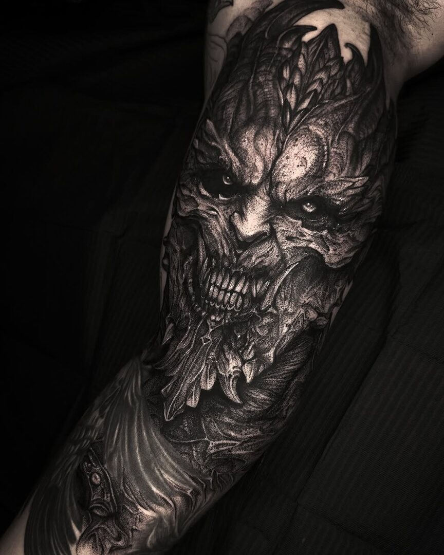 13 Sinister Dark Fantasy Tattoos That Will Haunt You