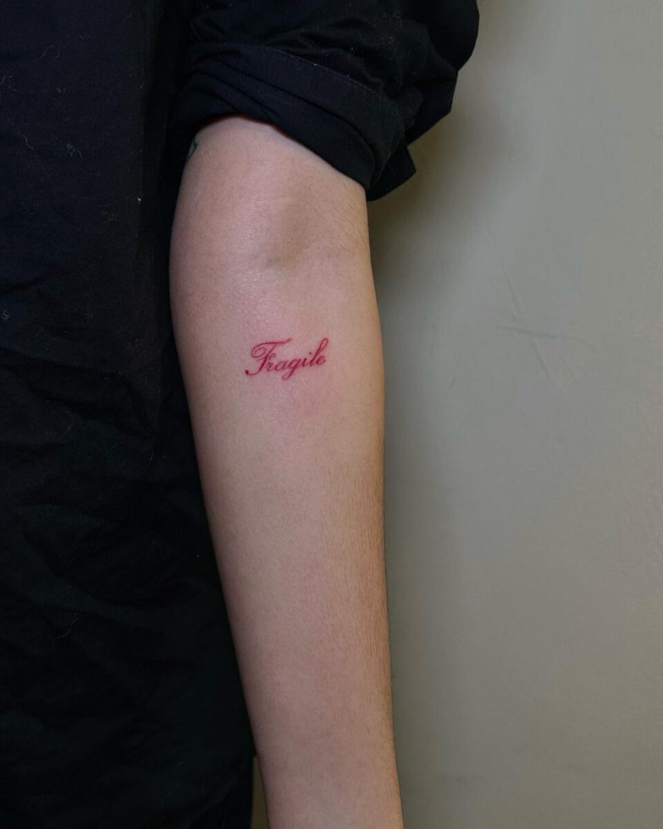 13 Delicate Small Word Tattoos With Big Meanings