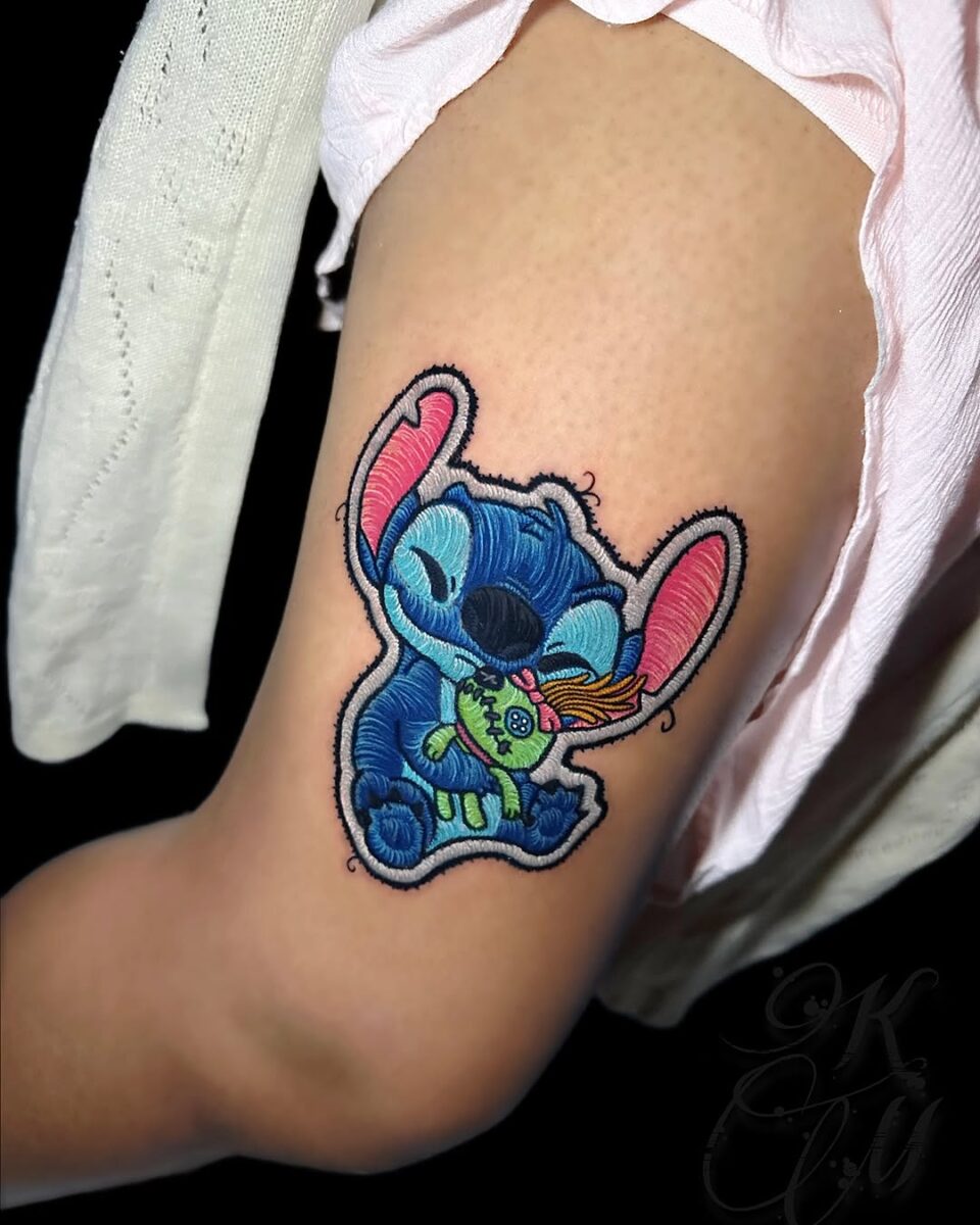 15 Fabulous Embroidery Tattoos To Stitch Your Story In Ink