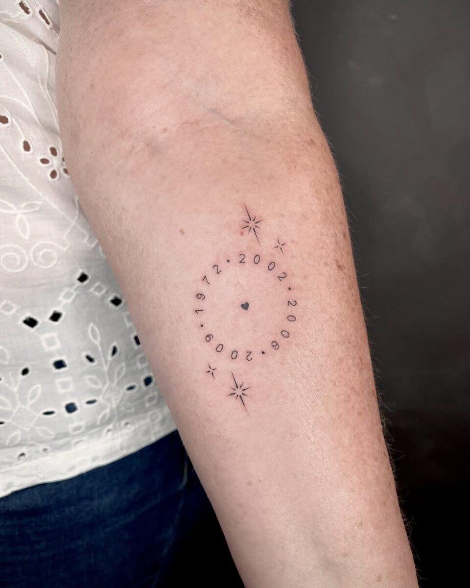 12 Birthdate Tattoo Ideas To Show Love For Yourself Or Your Loved Ones