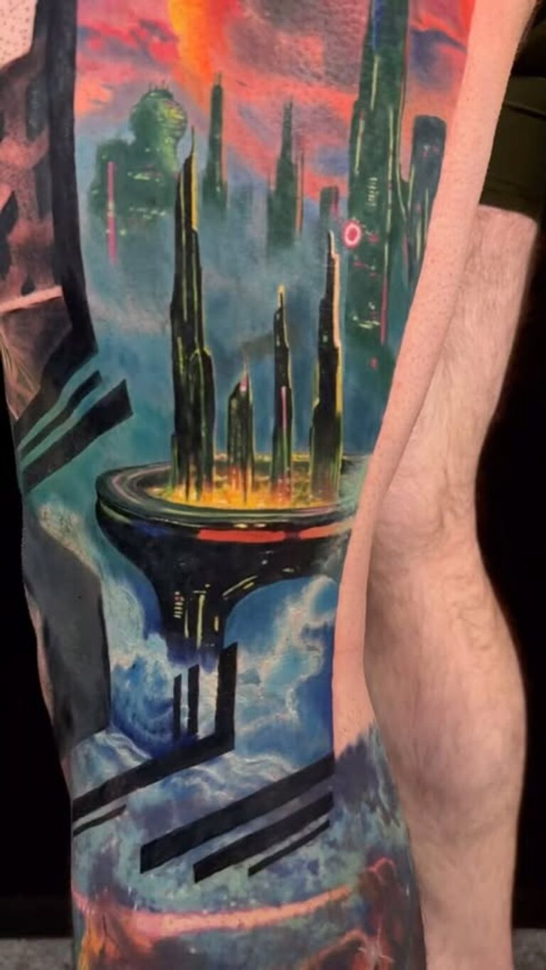 15 Futuristic Sci Fi Tattoos For Those Who Crave Out Of This World Designs